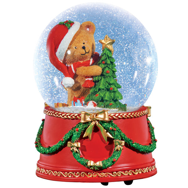 The Holiday Aisle® Christmas Bear Snow Globe Wayfair